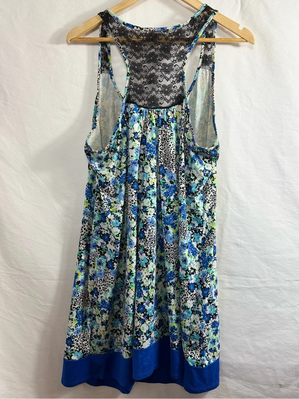 George | Intimates & Sleepwear | George Blue Black Floral Laceback ...